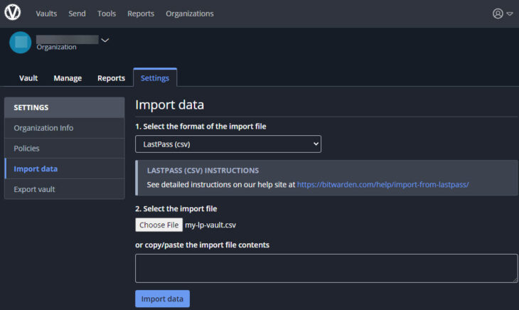 Goodbye LastPass, hello Vault(Bit)warden – chmod 644