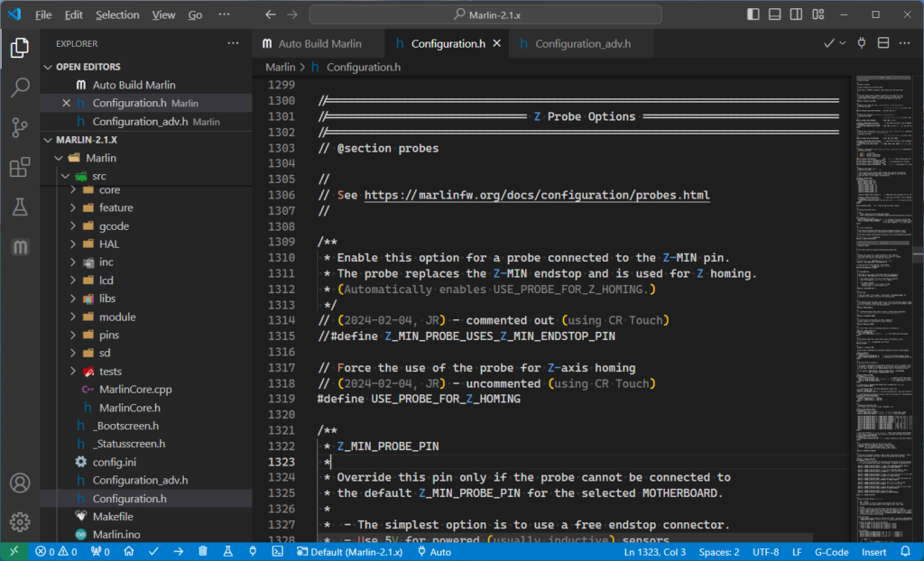 Upgrading Marlin firmware on the Ender 3 Pro – chmod 644